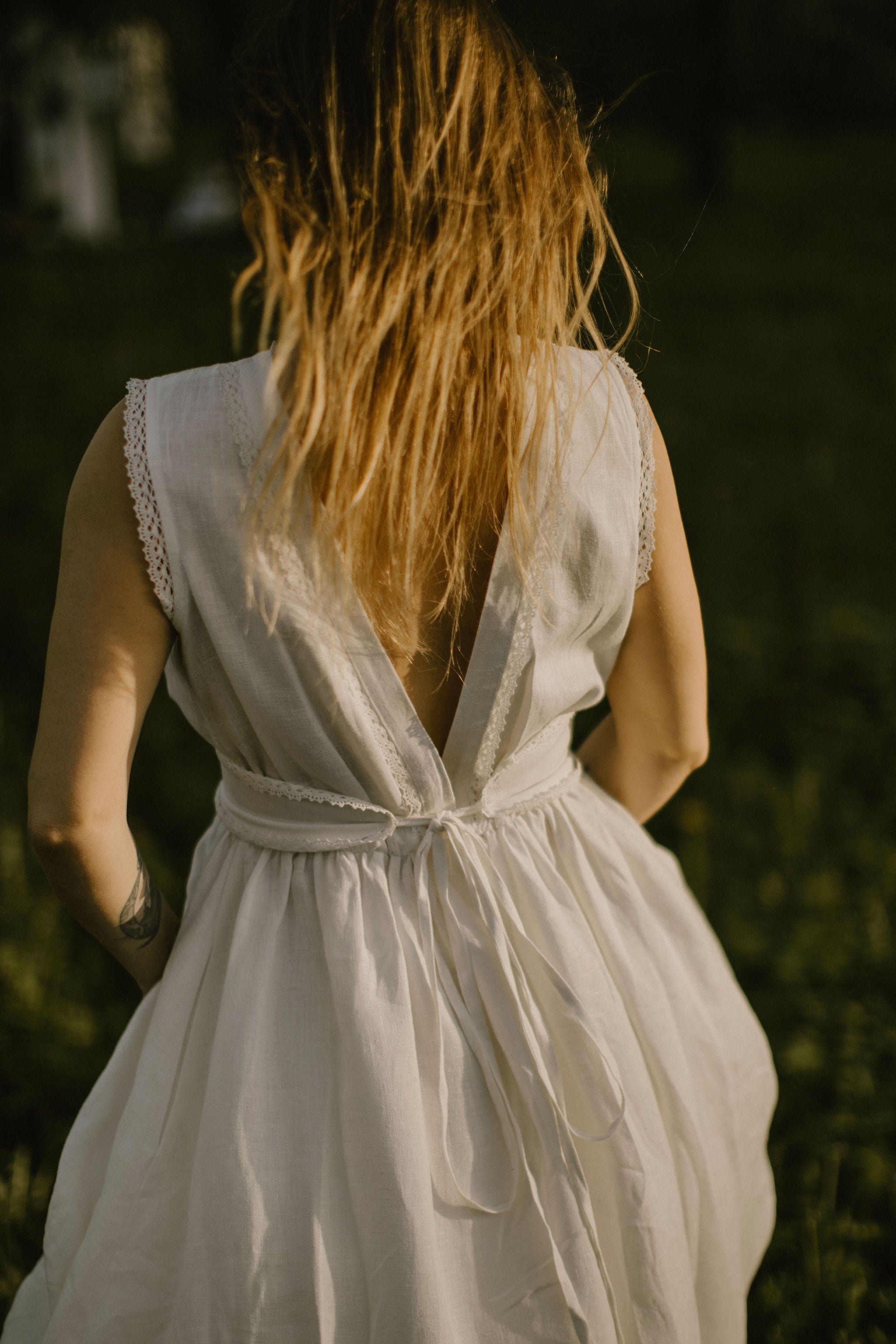 Linen Goddess Wedding Dress. Handcrafted. Ethically. – Linen Wedding Dress