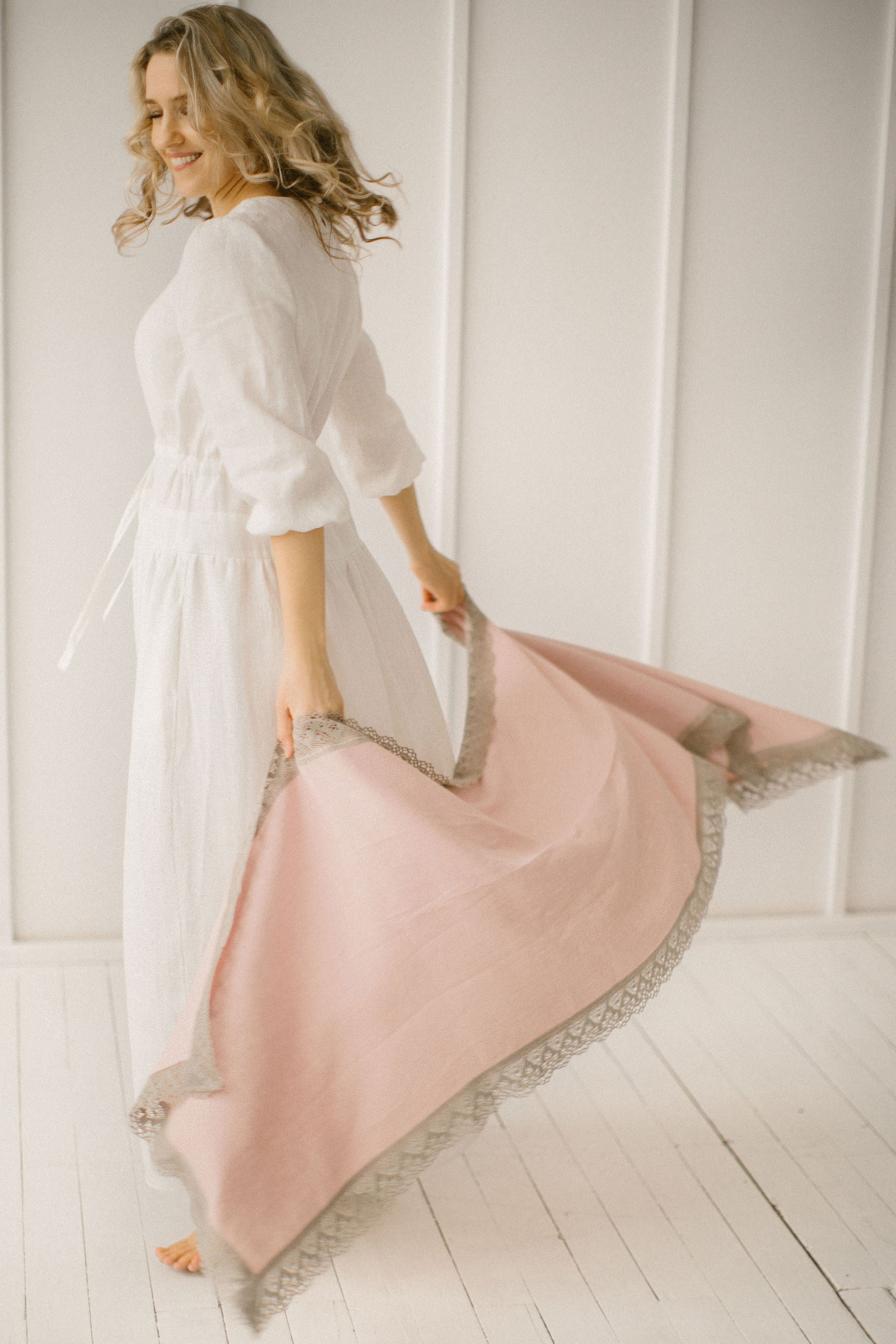 Linen Wedding Shawl. Handcrafted. Ethically Made. World Wide Shipping ...